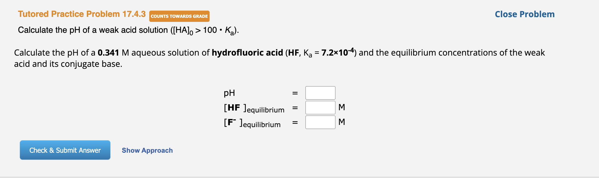 Solved Tutored Practice Problem 17.4.3 Close Problem | Chegg.com