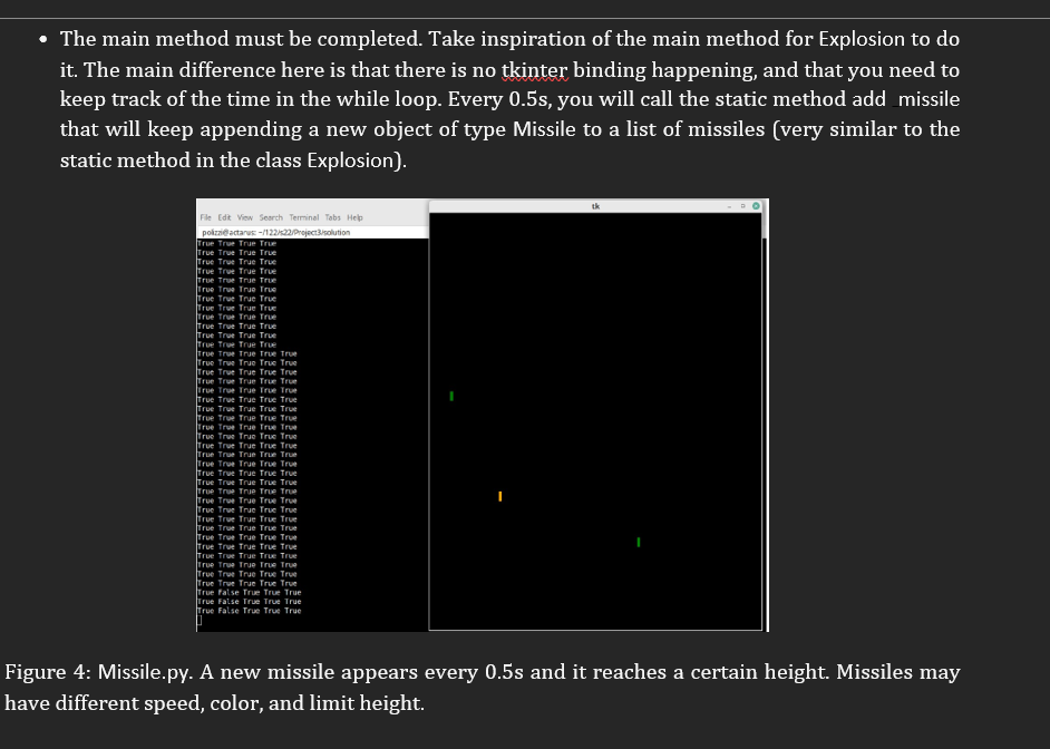 Complete the following in Python: Screenshots 3 and 4 | Chegg.com