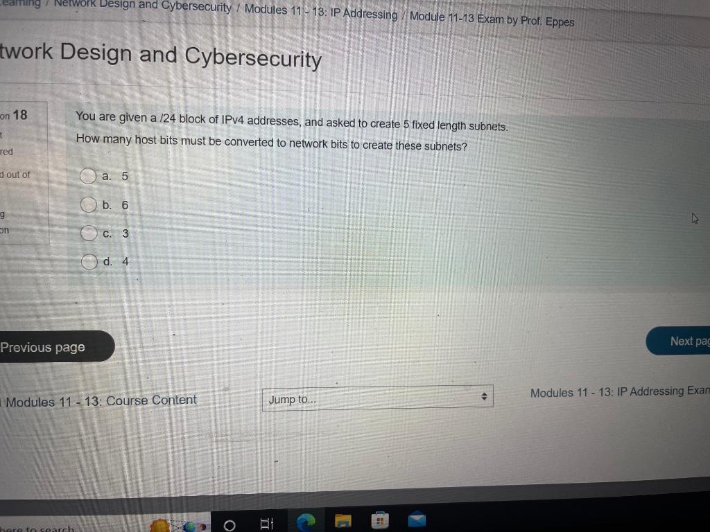 Solved twork Design and Cybersecurity You are given a 124 | Chegg.com