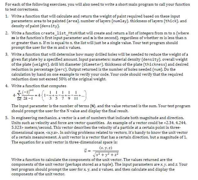 Solved Various Exercises working on, want to be done via | Chegg.com