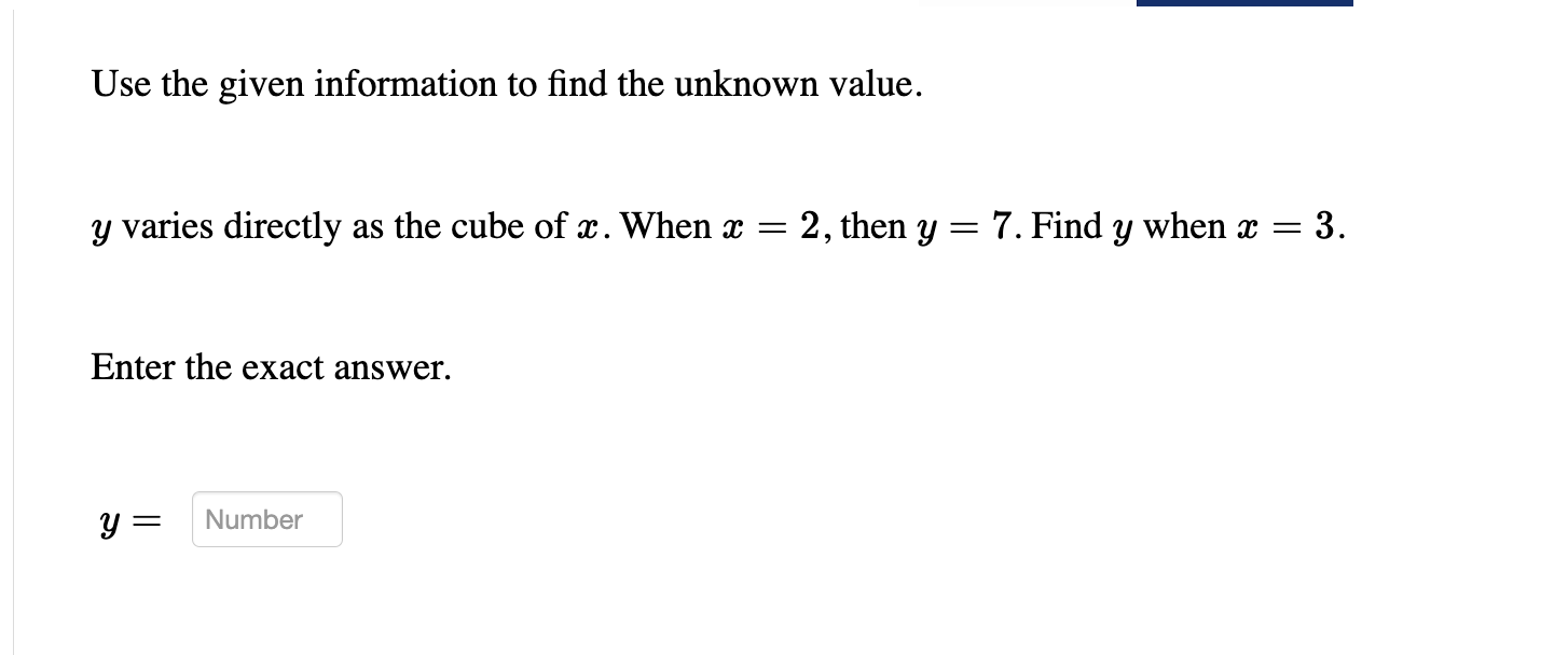 Solved Use the given information to find the unknown value. | Chegg.com