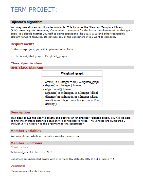 Solved Requirements: In this project, you will implement one | Chegg.com