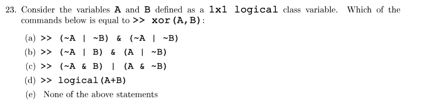 Solved 11. Consider the function handle defined as: = 3; >> | Chegg.com