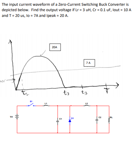 Solved The input current waveform of a Zero-Current | Chegg.com