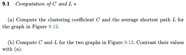 Solved 9.1 Computation of C and L * (a) Compute the | Chegg.com