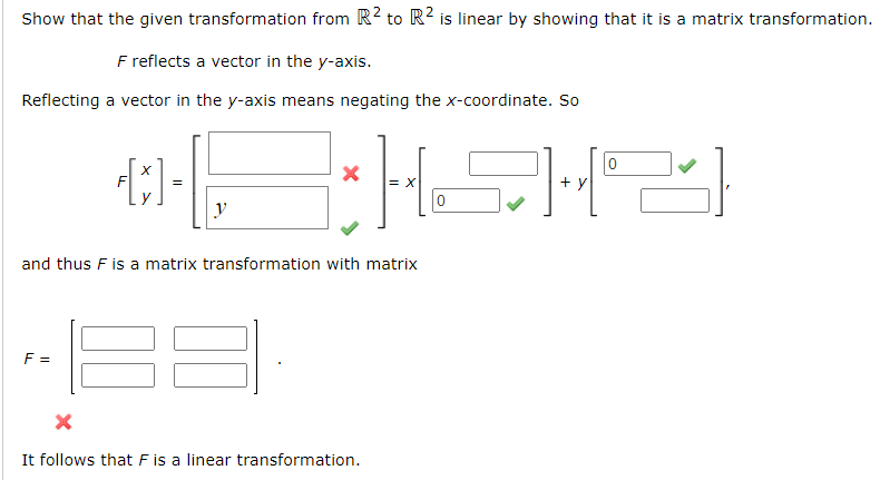 Solved Show that the given transformation from R2 to R2 is | Chegg.com