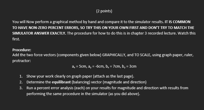 Solved (2 points) You will Now perform a graphical method by | Chegg.com