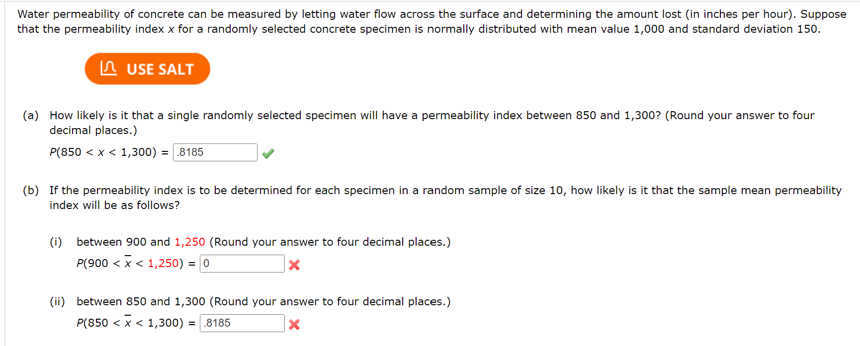 Solved Water permeability of concrete can be measured by | Chegg.com
