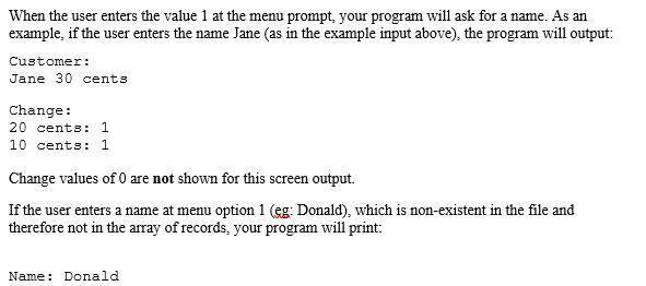 Solved Array of records with fileI/O on Notepad++ With | Chegg.com