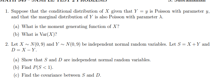 Solved 1 Suppose That The Conditional Distribution Of X