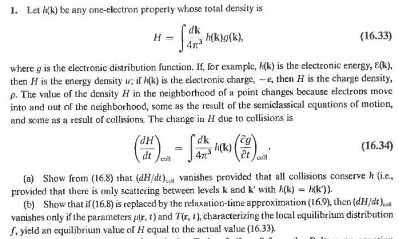 Solved This Problem is from Ashcroft and Mermin's Solid | Chegg.com