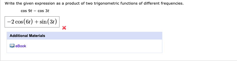 Solved Write the given expression as a product of two | Chegg.com