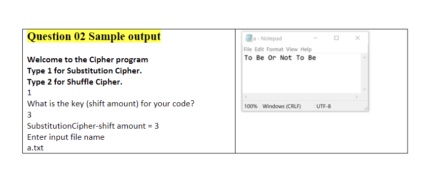 Solved Question 02 - Encoding and Decoding (50 points) a. | Chegg.com