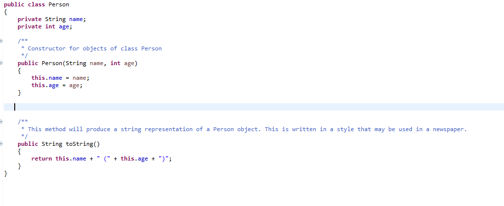 Solved In this practical, you will take a class Person (use | Chegg.com