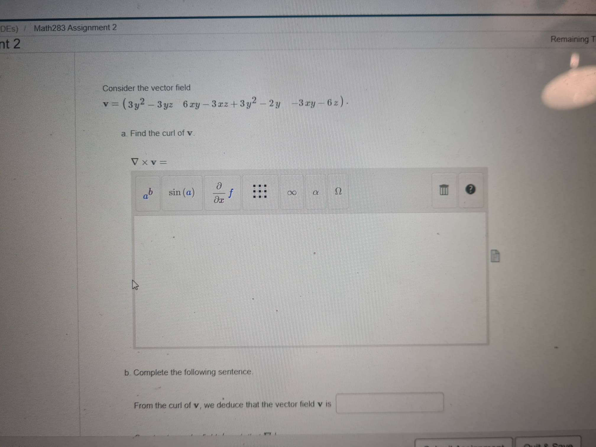 Solved Consider the vector field | Chegg.com