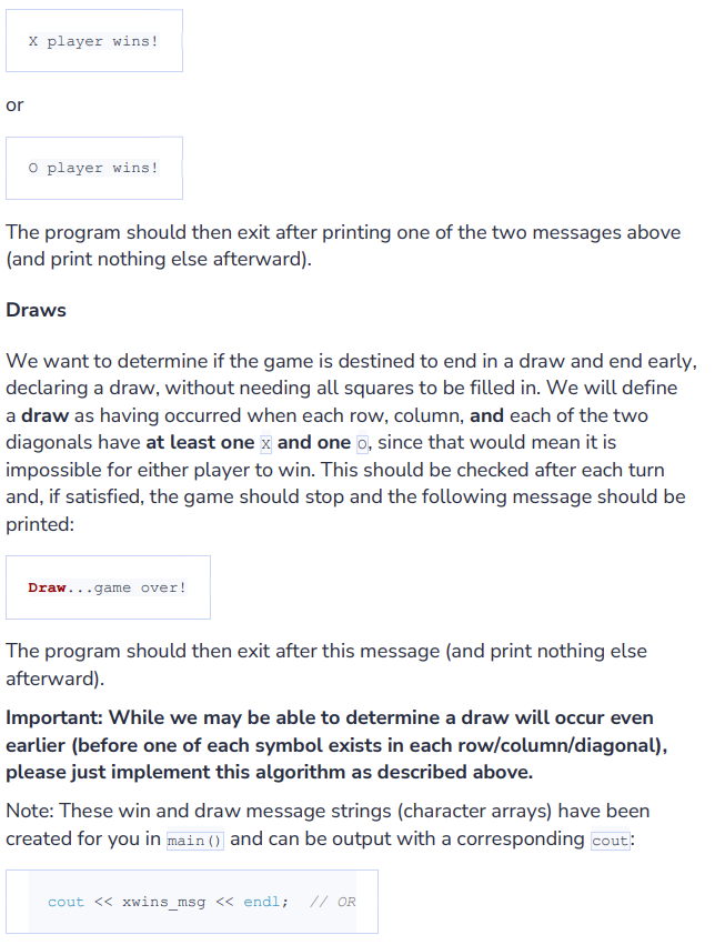 In C++! Project requires code to be executable. | Chegg.com