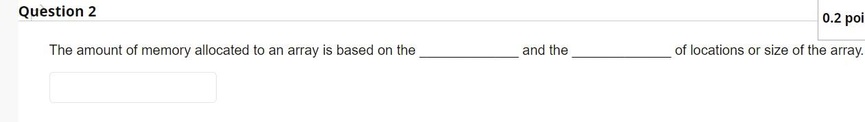 Solved Question 1 0.2 point The first subscript of every | Chegg.com