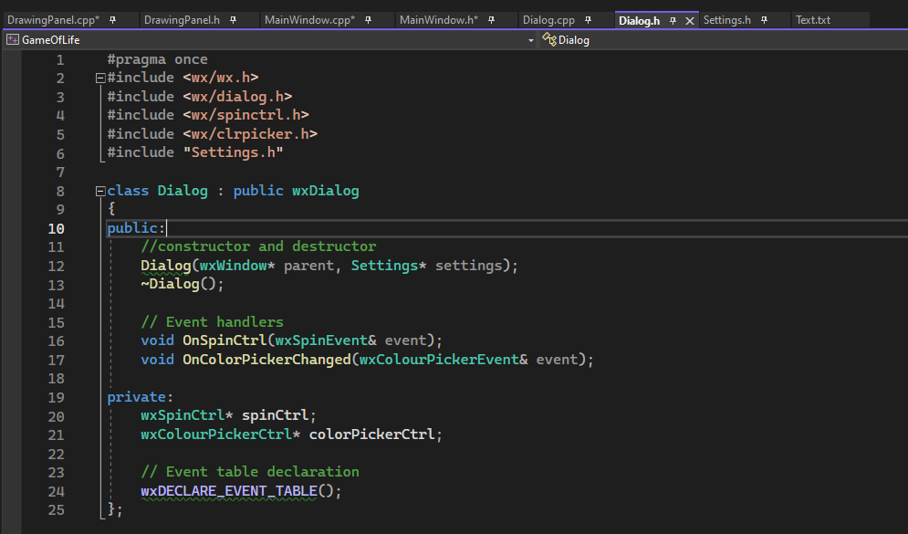 Solved Hello, Im trying to get my settings to change when | Chegg.com