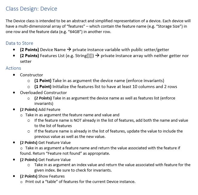 Solved Hw7 Feature Comparison Css 142 Computer Programming 1654