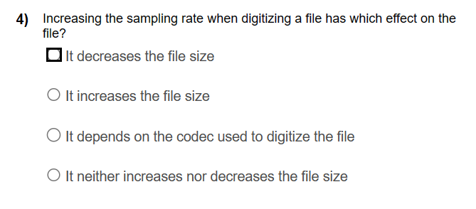 Solved Increasing the sampling rate when digitizing a file | Chegg.com
