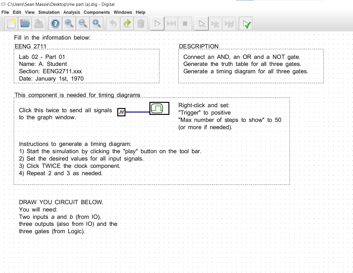 Solved File Edit View Simulation Analysis Components Windows | Chegg.com