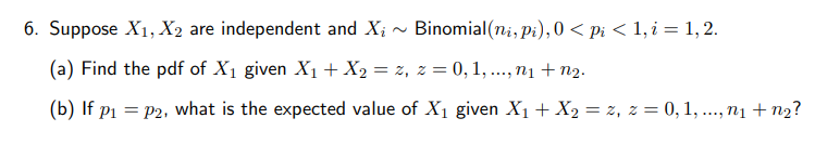 6. Suppose X1,X2 are independent and | Chegg.com