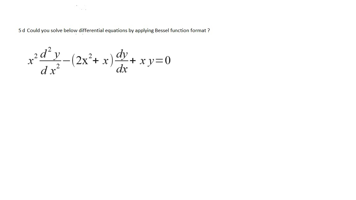Solved Could you solve below differential equations by | Chegg.com