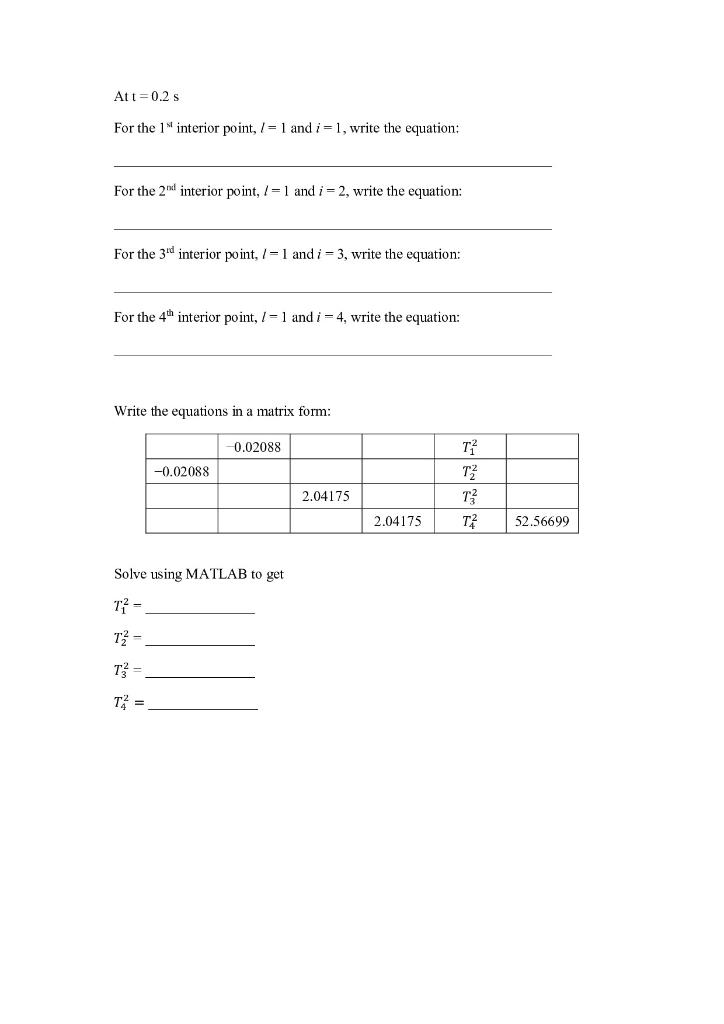 Solved Explicit Solution of the One-Dimensional | Chegg.com Solved Explicit Solution of the One-Dimensional | Chegg.com
