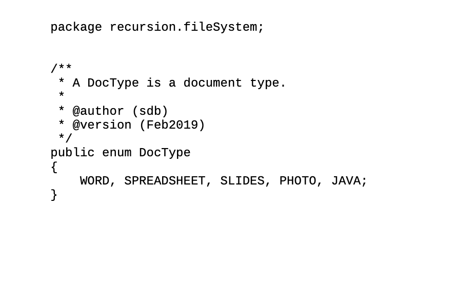 Solved 1. Include a new package in your project: recursion. | Chegg.com