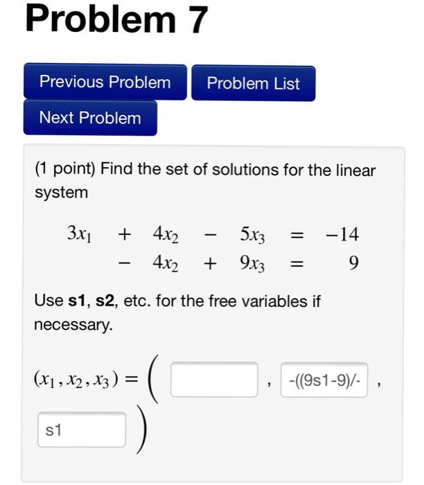 Solved Homework 2: Problem 5 Problem List Previous Problem | Chegg.com