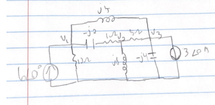 Solved solve for v1, v2 and v3 | Chegg.com