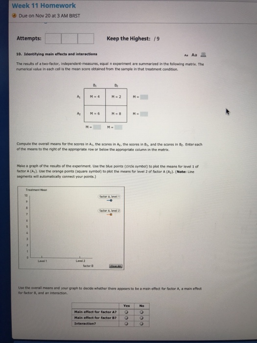 Solved Week 11 Homework Due on Nov 20 at 3 AM BRST Attempts: | Chegg.com