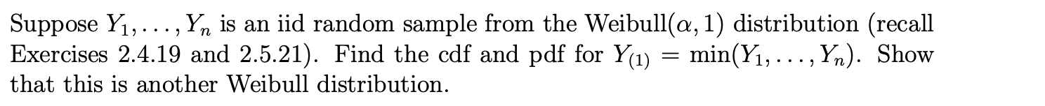 Solved Suppose Y1,…,Yn is an iid random sample from the | Chegg.com
