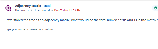 Solved \r\nSpanning Trees Homework - Unanswered - Due Today, | Chegg.com