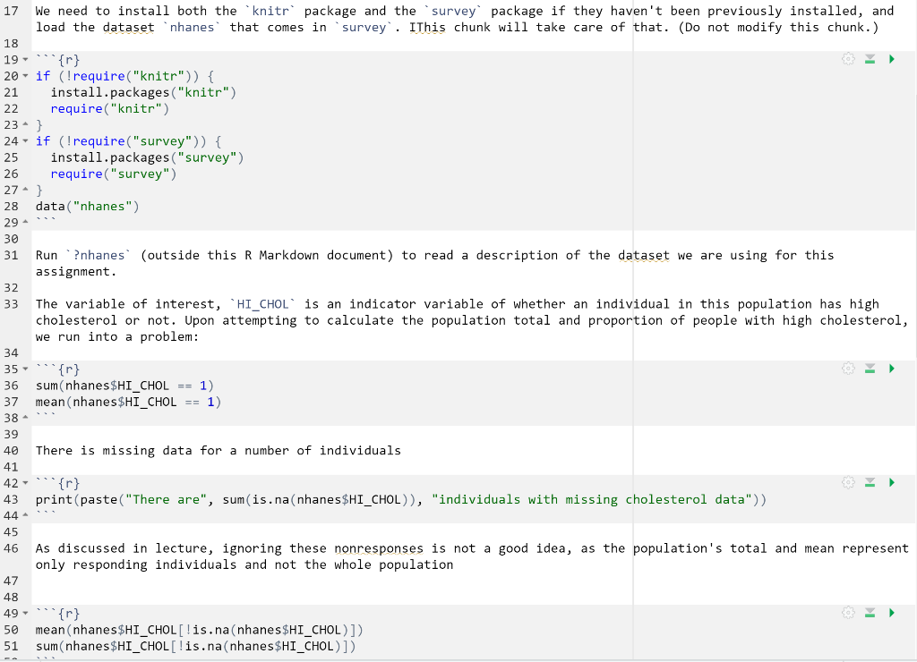 28 17 We need to install both the knitr package and | Chegg.com