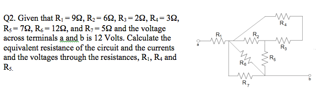 Solved Q.2. Given that R1 = 9 ohm, R2 = 6 ohm, R3 = 2 ohm, | Chegg.com