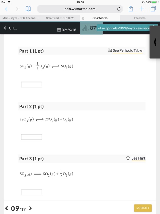 Solved At a given temperature, the equilibrium constant Kc | Chegg.com