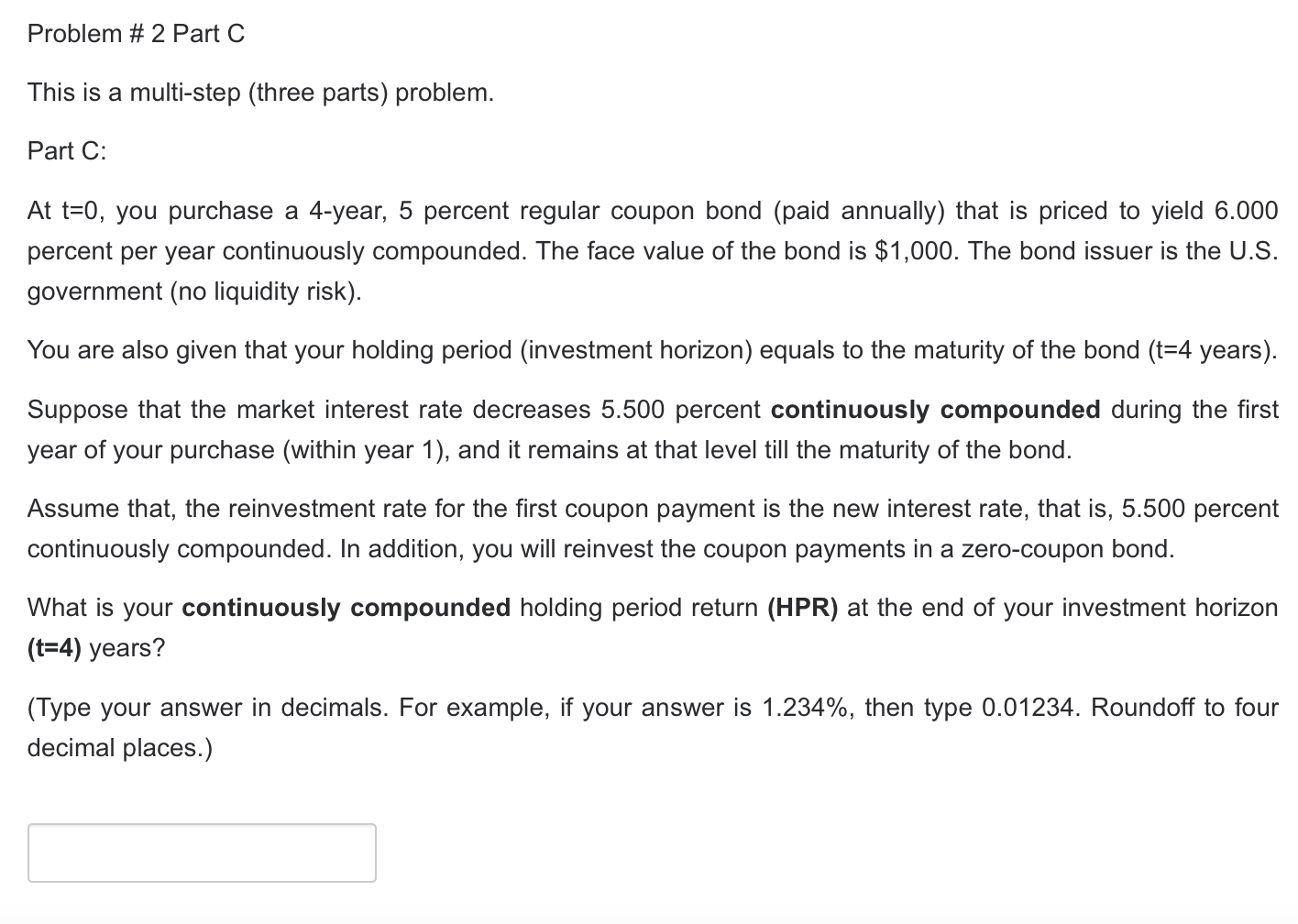 Problem 2 This is a multi-step (three parts) problem. | Chegg.com