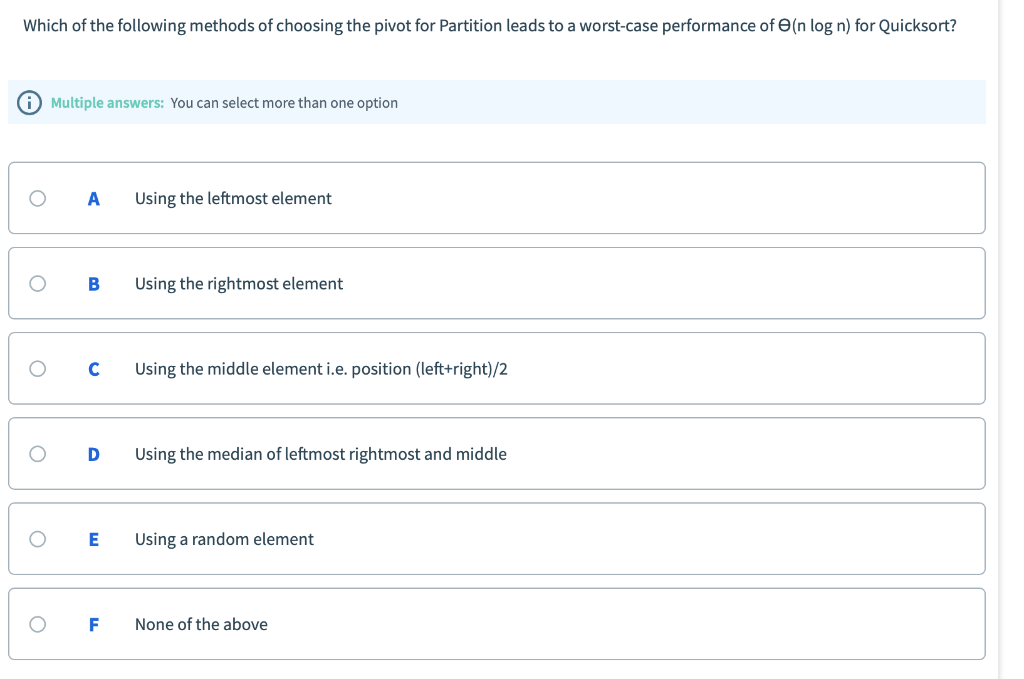 Solved What is the time complexity of a sorting algorithm | Chegg.com