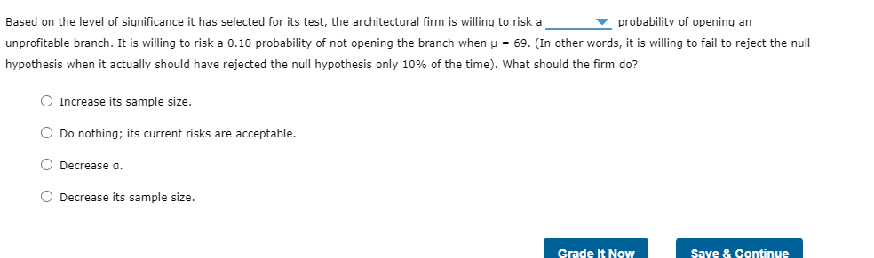 Solved 8. Calculating the probability of a Type II error | Chegg.com