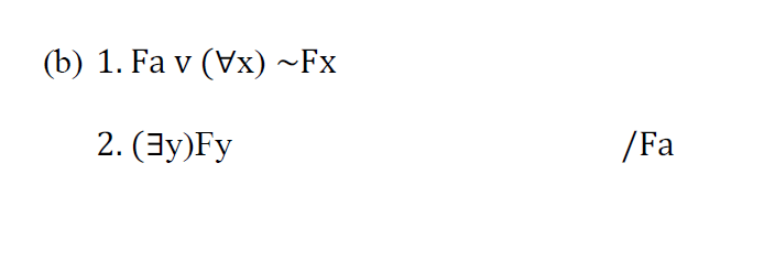 Solved use the derivation method (quantificational logic) to | Chegg.com