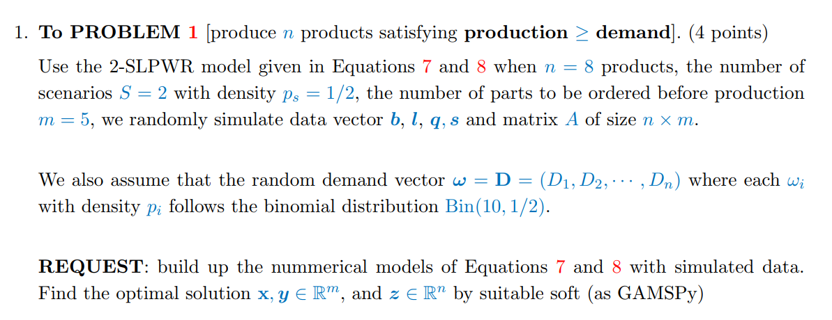 PROBLEM 1. [Industry- Manufacturing.] (See [1, | Chegg.com