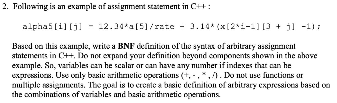 Solved Use only simple int of double variables | Chegg.com