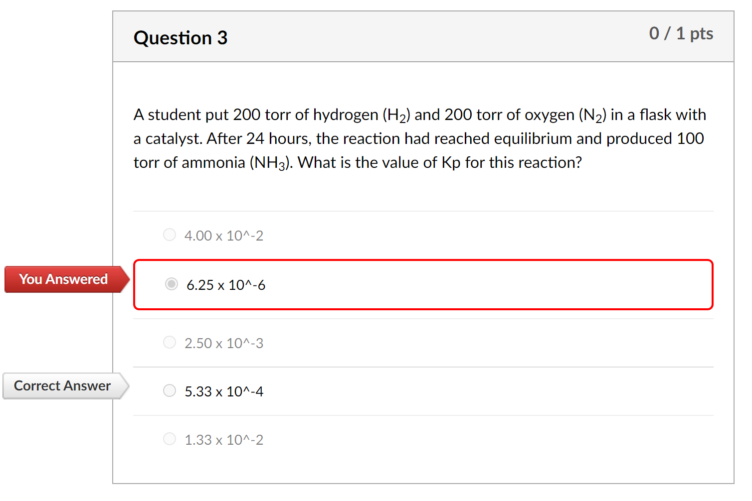 Solved A student put 200 torr of hydrogen (H2) and 200 torr | Chegg.com