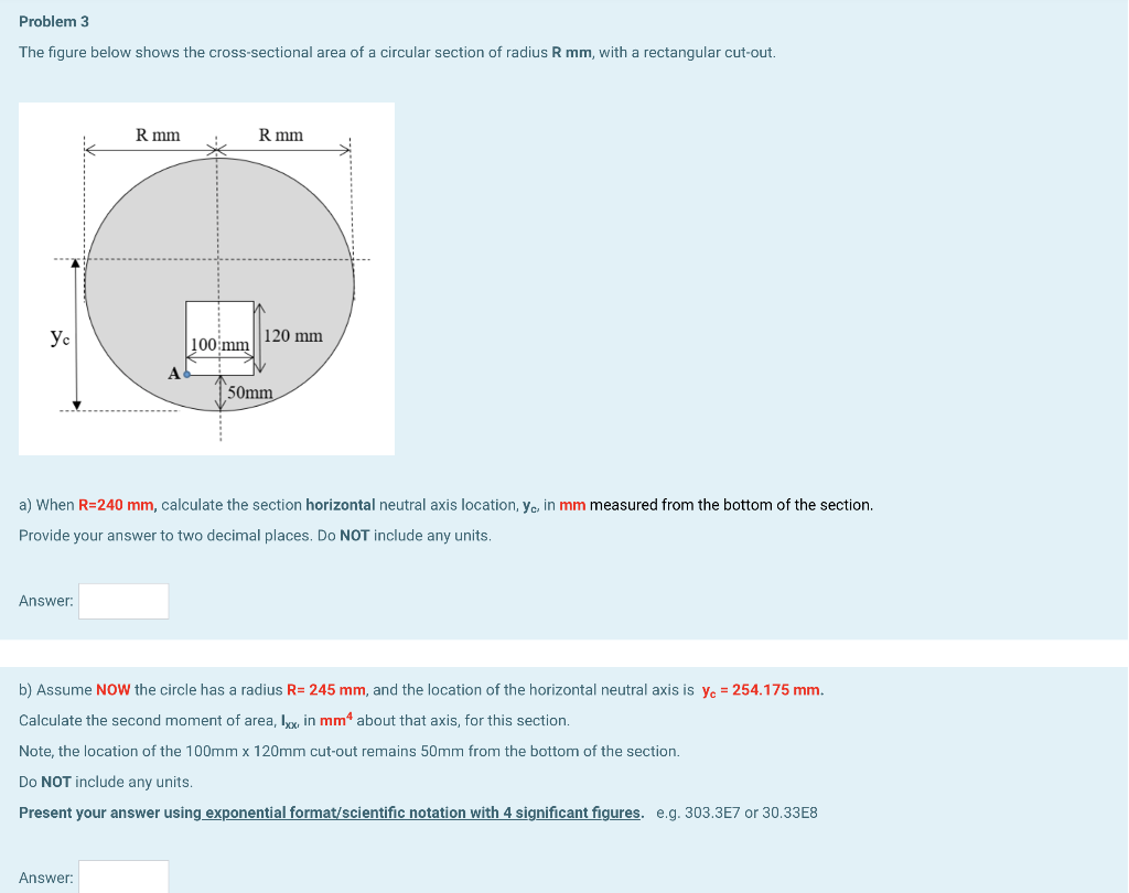 Cross Sectional Area Of A Circular Beam - The Best Picture Of Beam