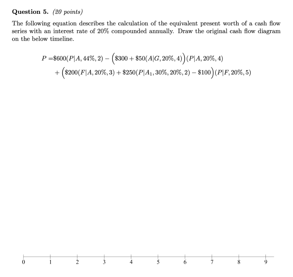 Solved Question 5. (20 points) The following equation | Chegg.com Solved Question 5. (20 points) The following equation | Chegg.com