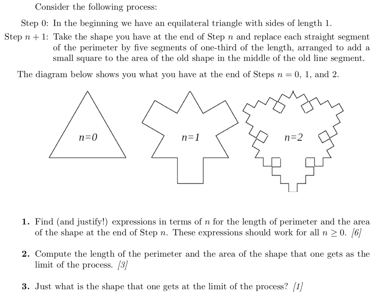 Solved Answer all 3 parts to get a thumbs up. They all are | Chegg.com