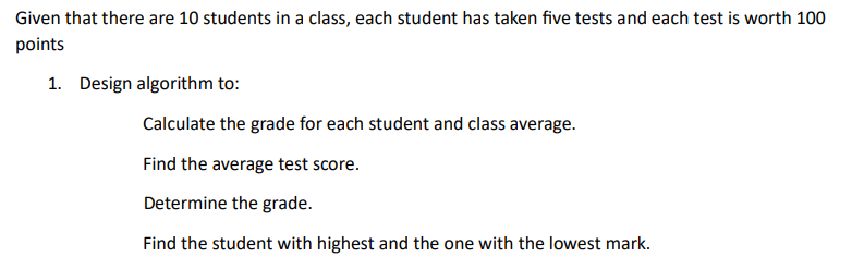 Solved Given that there are 10 students in a class, each | Chegg.com