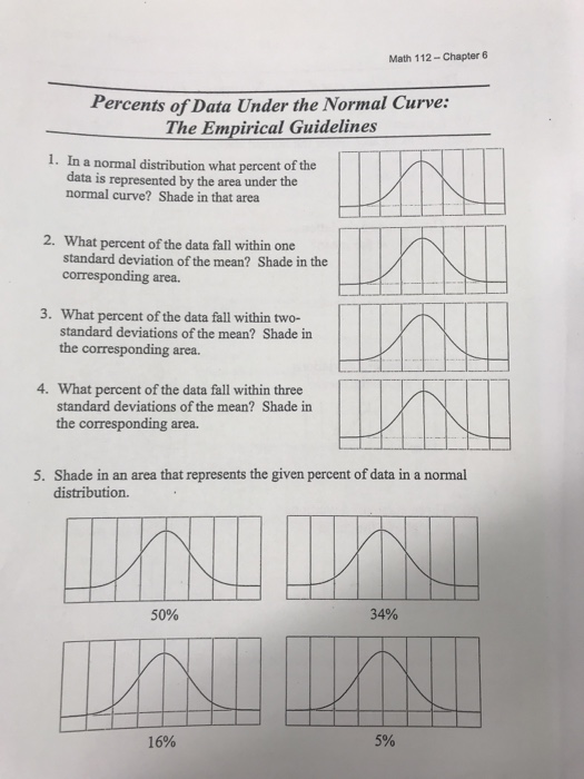 Solved Math 112-Chapter Percentiles and the Normal | Chegg.com