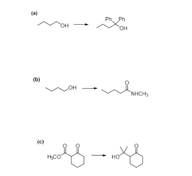 Solved (а) он Ph, Ph. он (b) он ись, NHCH3 "Ц-43 | Chegg.com